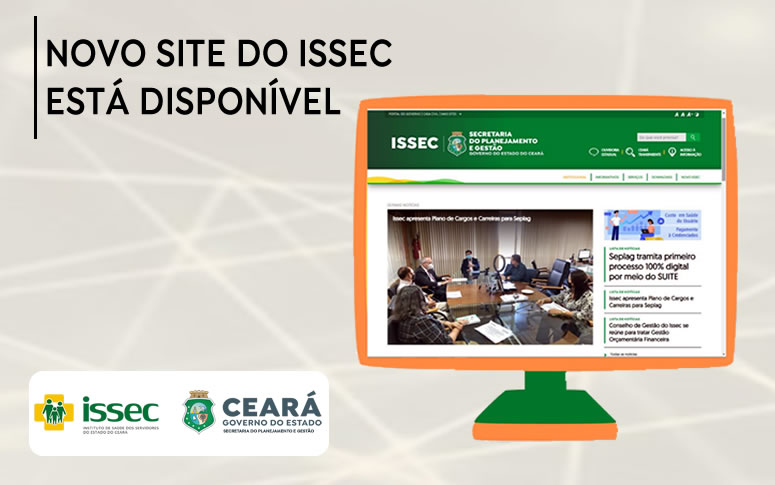 Novo site do Issec disponível - Instituto de Saúde dos Servidores do ...