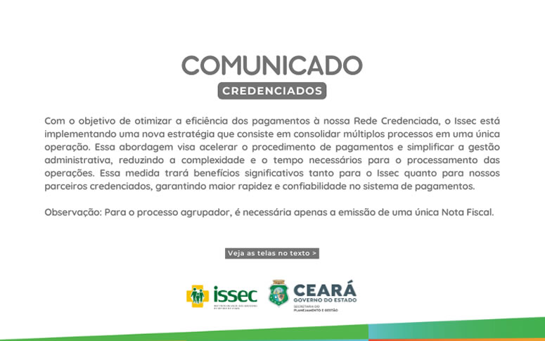 COMUNICADO - CREDENCIADOS - Instituto de Saúde dos Servidores do Estado ...
